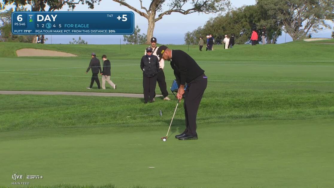 Jason Day | Round 4 | 6th hole | Shot 3 | 2025 Genesis