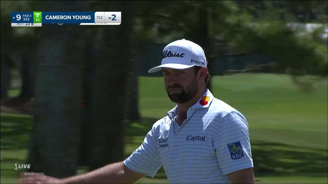 Cameron Young | 2023 RBC Heritage | Round 2 | 9th hole | Shot 3