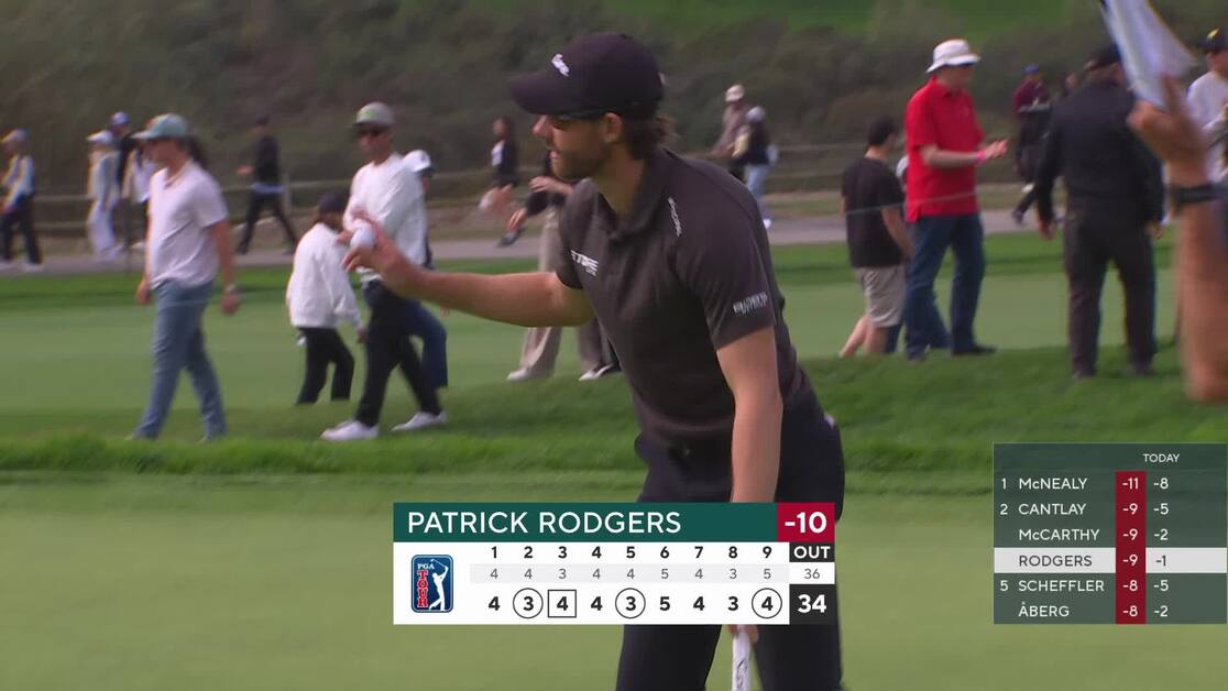 Patrick Rodgers | Round 4 | 9th hole | Shot 4 | 2025 Genesis