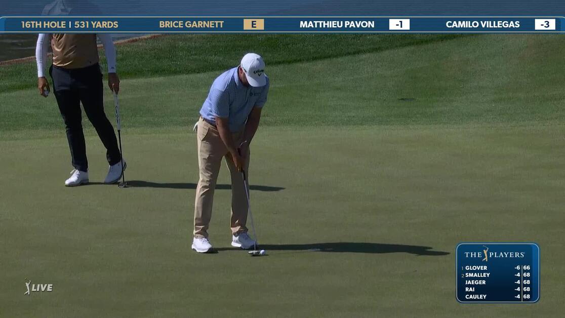 Brice Garnett | Round 1 | 16th hole | Shot 5 | 2025 THE PLAYERS