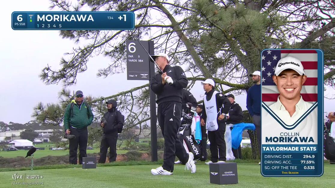 Collin Morikawa | Round 1 | 6th hole | Shot 1 | 2025 Genesis