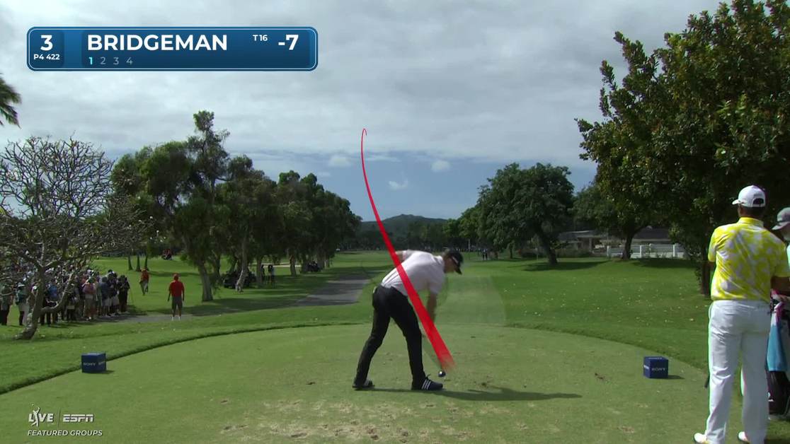 Jacob Bridgeman | Round 4 | 3rd hole | Shot 1 | 2026 Sony Open