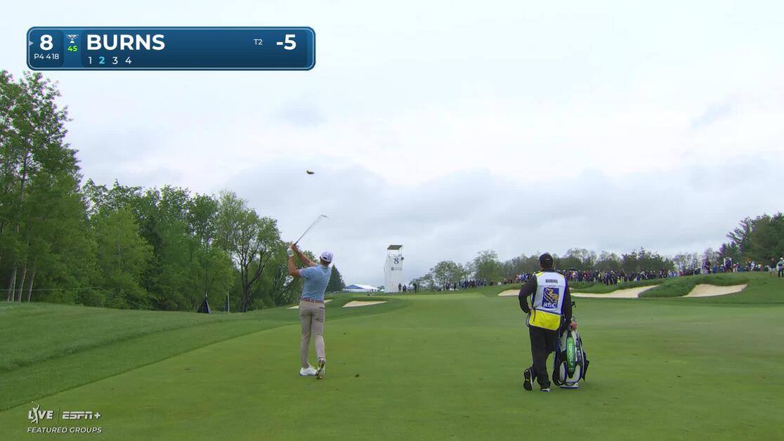 Sam Burns | Round 1 | 8th hole | Shot 2 | 2025 RBC Canadian