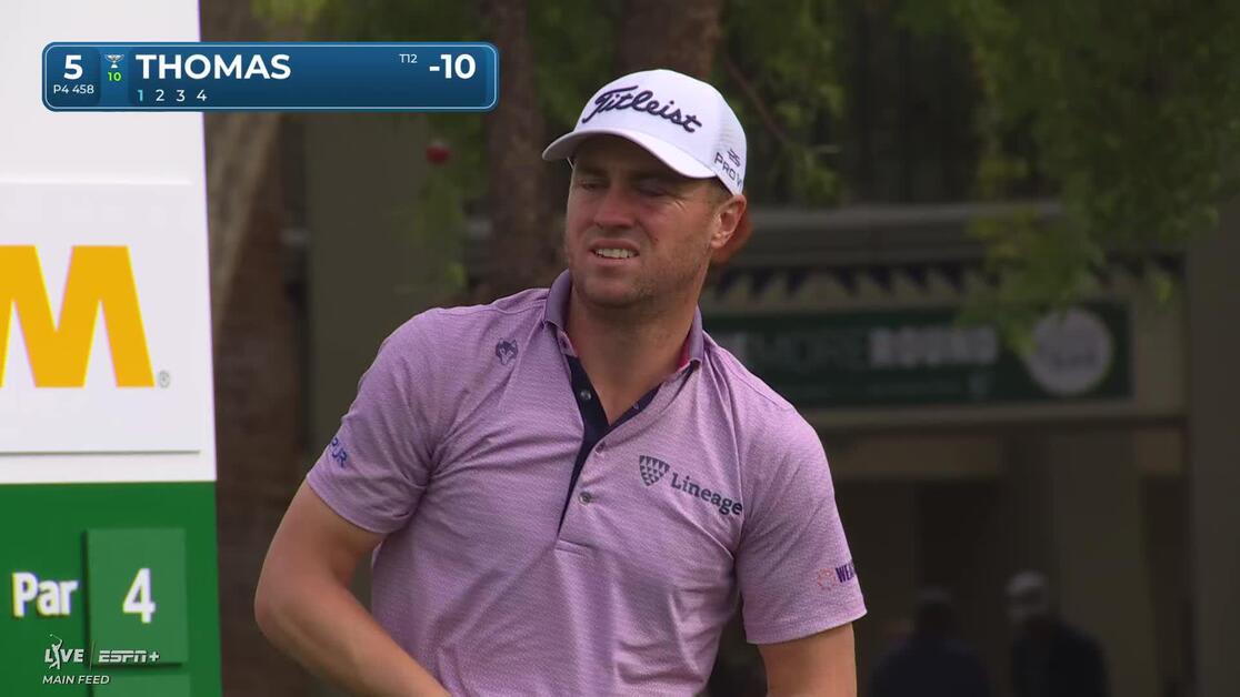 Justin Thomas | Round 4 | 5th hole | Shot 1 | 2025 WM Phoenix Open