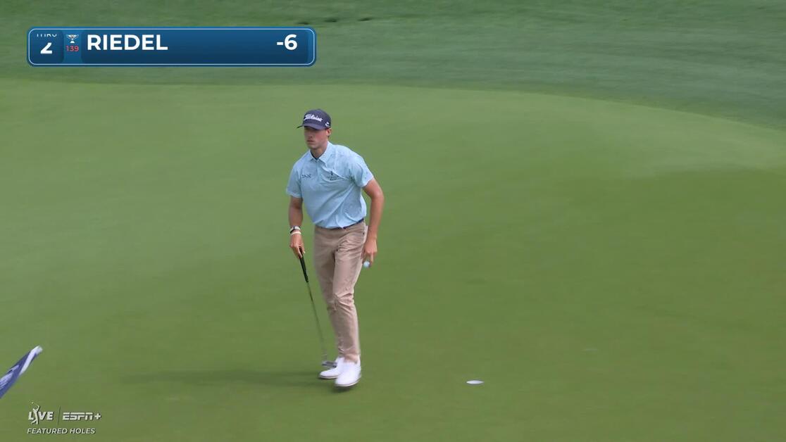 Matthew Riedel | Round 3 | 2nd hole | Shot 3 | 2025 Houston Open