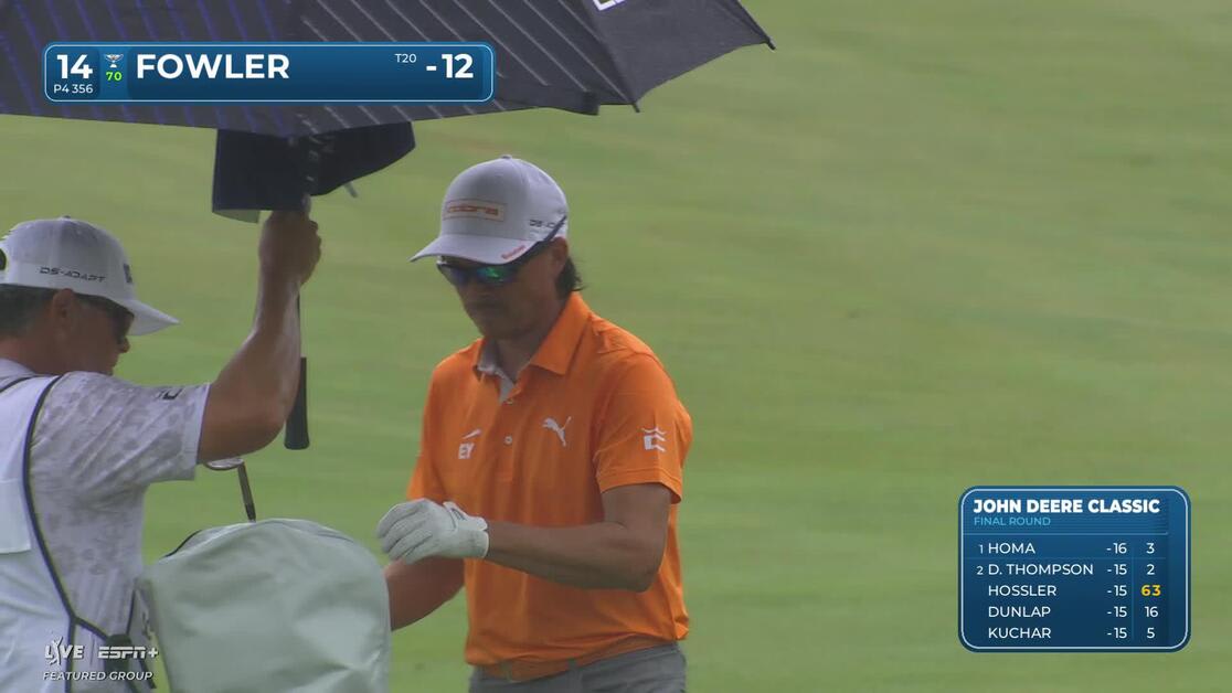 Rickie Fowler | Round 4 | 14th hole | Shot 2 | 2025 John Deere