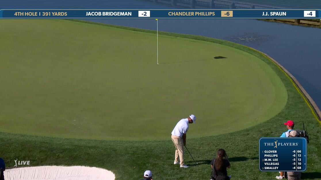 Chandler Phillips | Round 1 | 4th hole | Shot 3 | 2025 THE PLAYERS