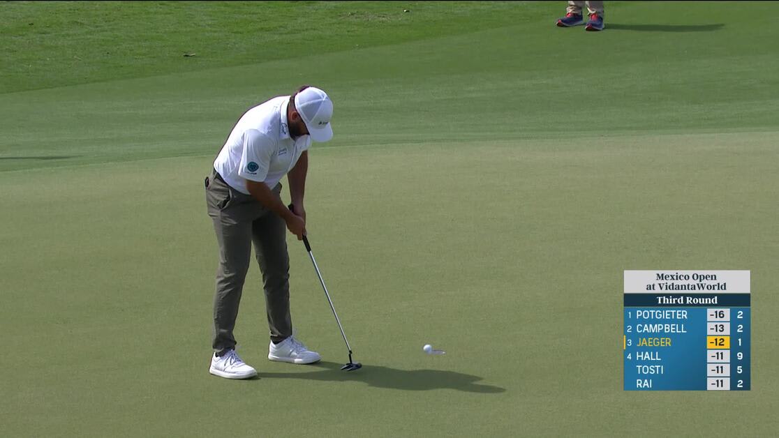 Stephan Jaeger | Round 3 | 2nd hole | Shot 3 | 2025 Mexico Open