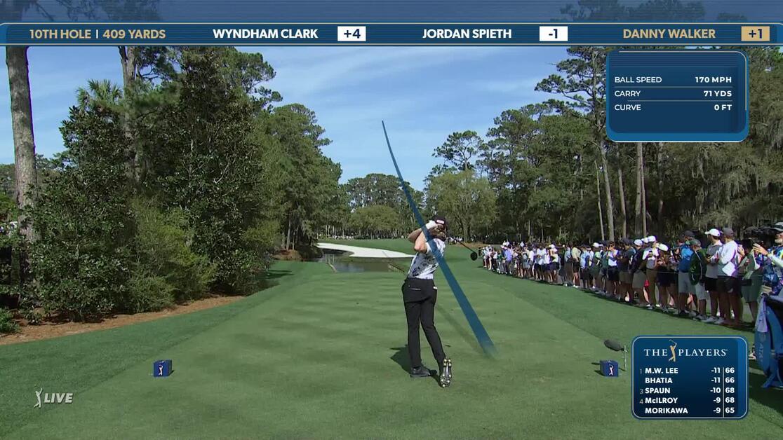 Danny Walker | Round 2 | 10th hole | Shot 1 | 2025 THE PLAYERS