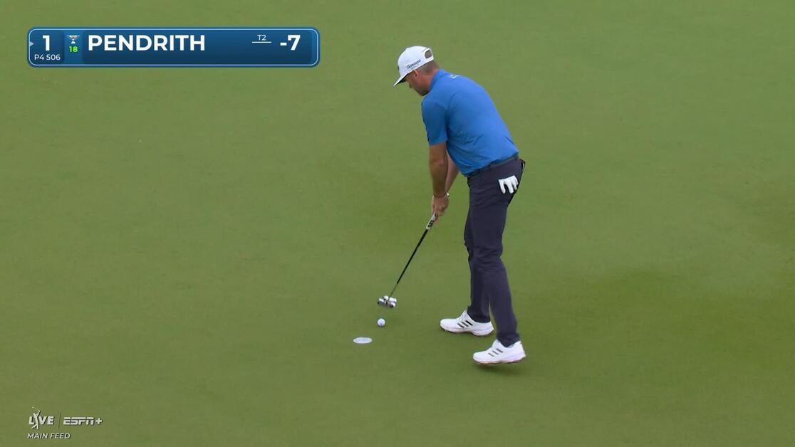 Taylor Pendrith | Round 2 | 1st hole | Shot 5 | 2025 Houston Open
