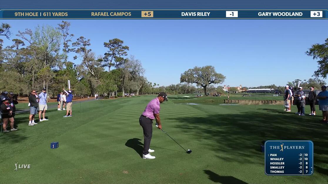 Rafael Campos | Round 1 | 9th hole | Shot 1 | 2025 THE PLAYERS