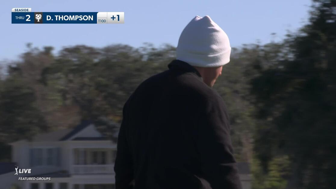 Davis Thompson | Round 2 | 2nd hole | Shot 4 | 2024 The RSM Classic