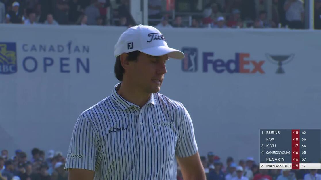 Matteo Manassero | Round 4 | 18th hole | Shot 5 | 2025 RBC Canadian