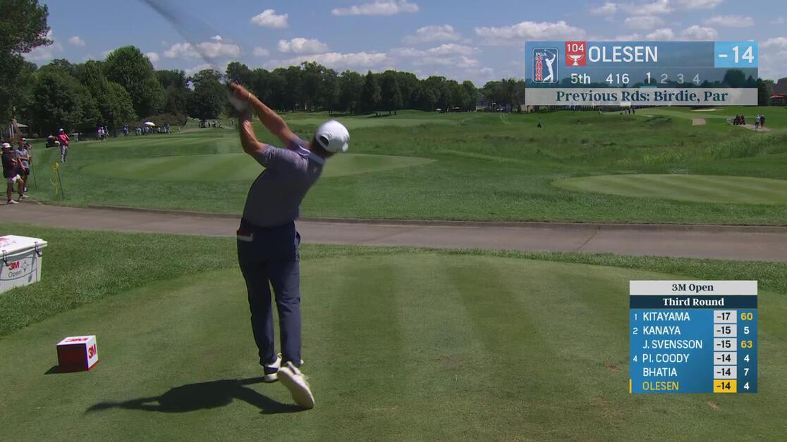 Thorbjørn Olesen | Round 3 | 5th hole | Shot 1 | 2025 3M Open