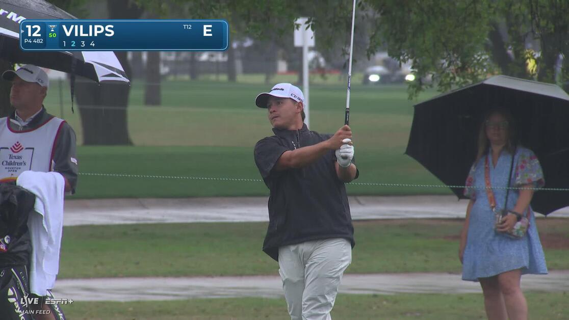 Karl Vilips | Round 1 | 12th hole | Shot 2 | 2025 Houston Open