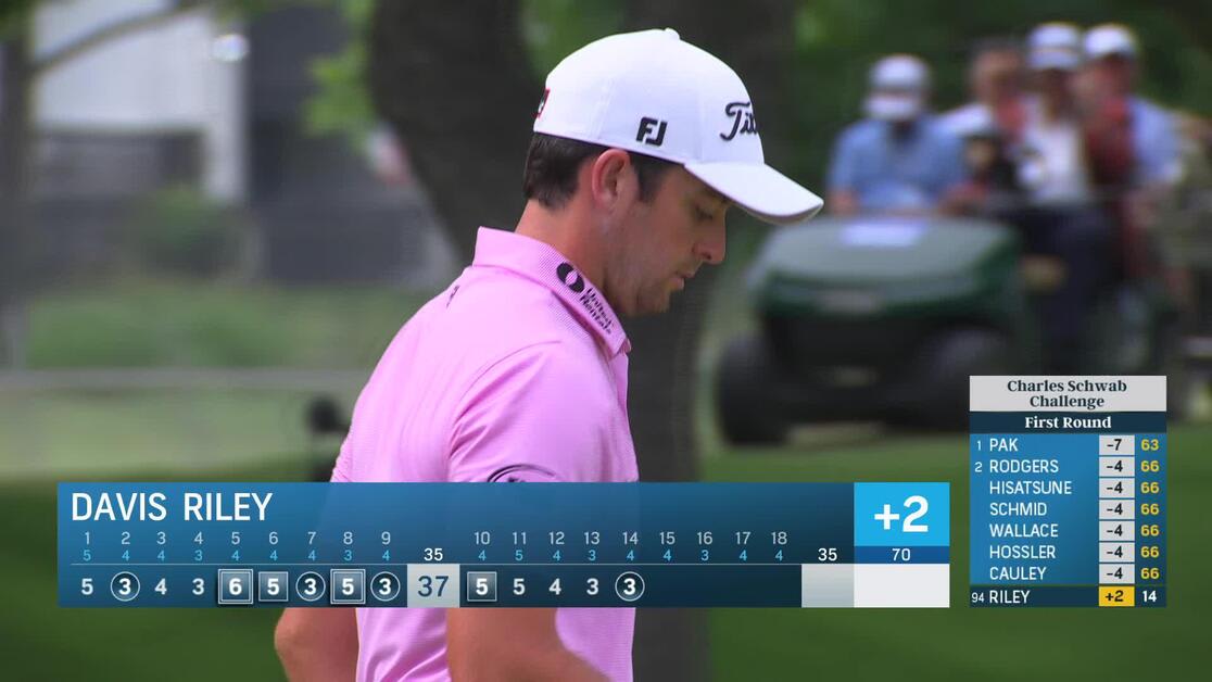 Davis Riley | Round 1 | 14th hole | Shot 3 | 2025 Charles Schwab