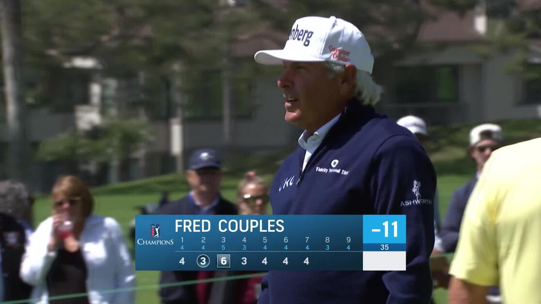 Fred Couples | Round 3 | 7th hole | Shot 4 | 2025 Hoag Classic