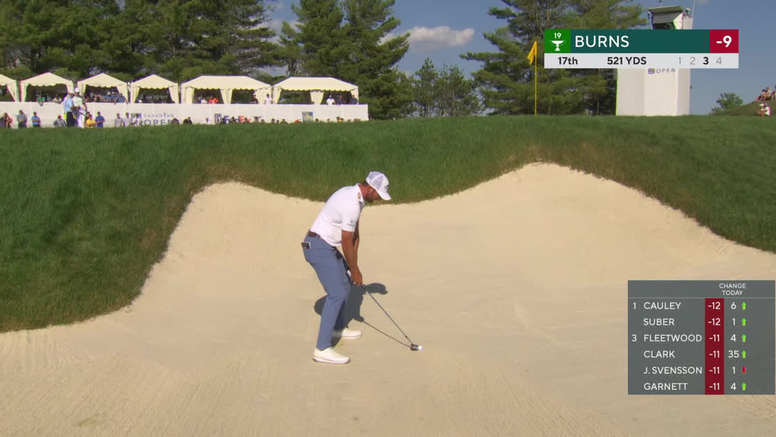 Sam Burns | Round 3 | 17th hole | Shot 3 | 2026 RBC Canadian