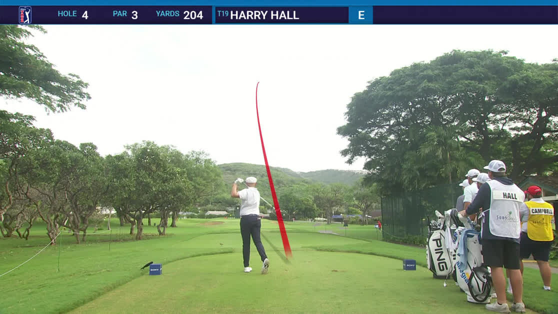 Harry Hall | Round 1 | 4th hole | Shot 1 | 2026 Sony Open