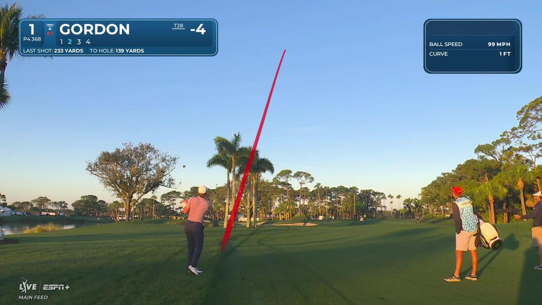 Will Gordon | Round 2 | 1st hole | Shot 2 | 2025 Cognizant Classic