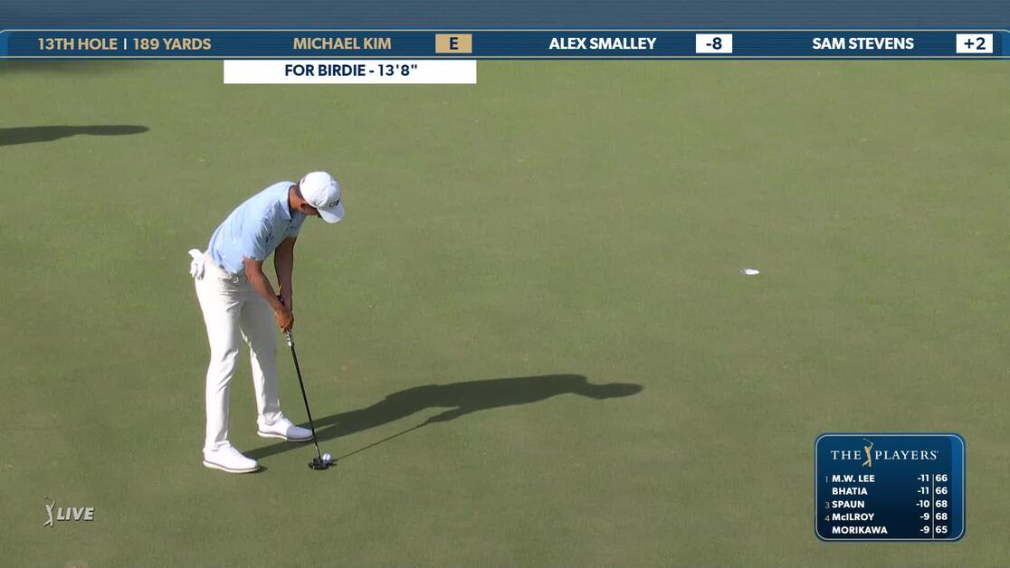 Michael Kim | Round 2 | 13th hole | Shot 3 | 2025 THE PLAYERS