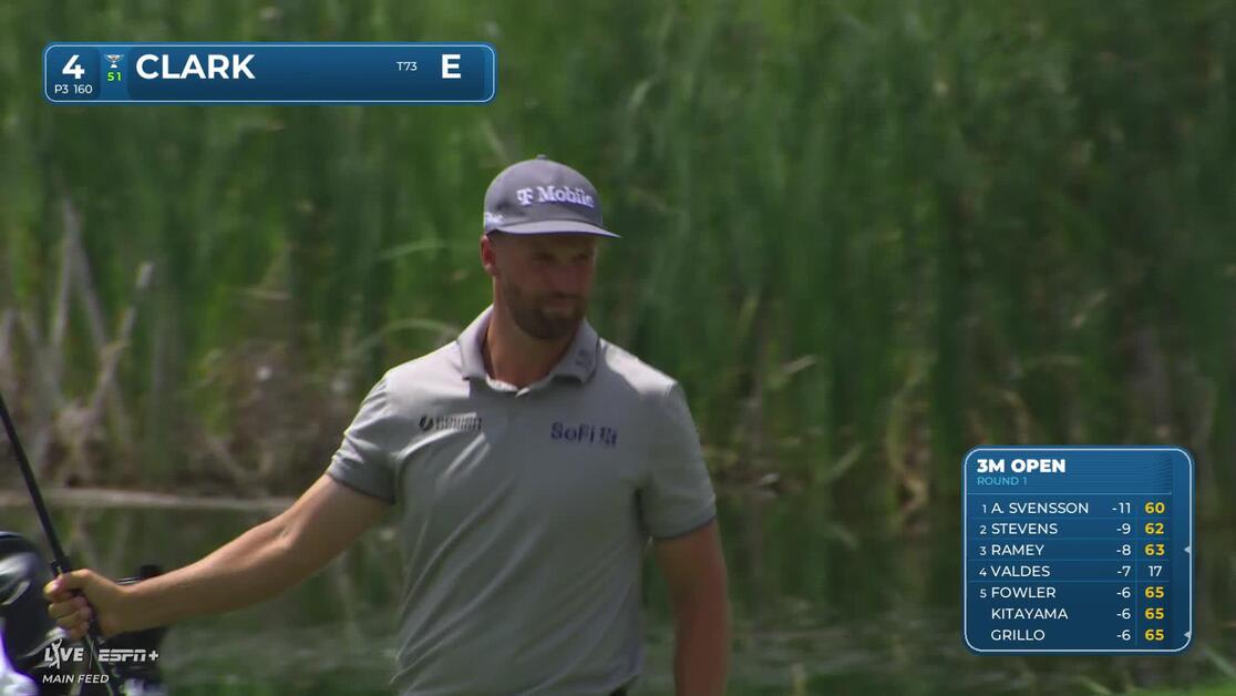 Wyndham Clark | Round 1 | 4th hole | Shot 2 | 2025 3M Open