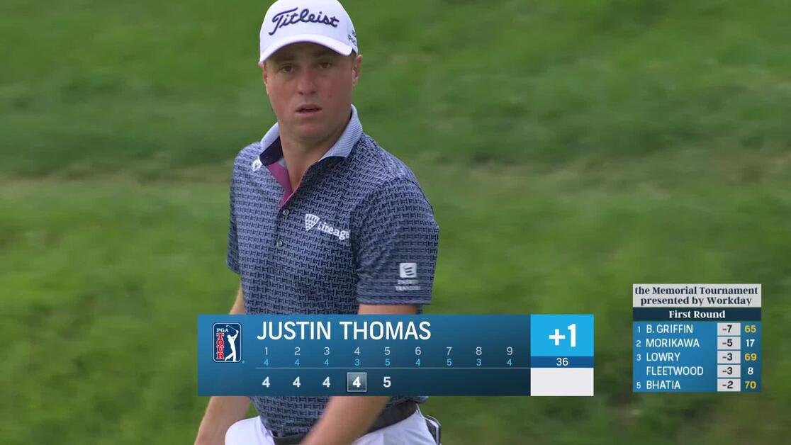 Justin Thomas | Round 1 | 5th hole | Shot 5 | 2025 the Memorial