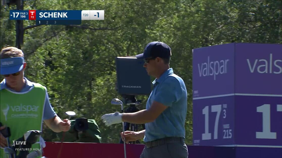 Adam Schenk | 2023 Valspar | Round 1 | 17th hole | Shot 1