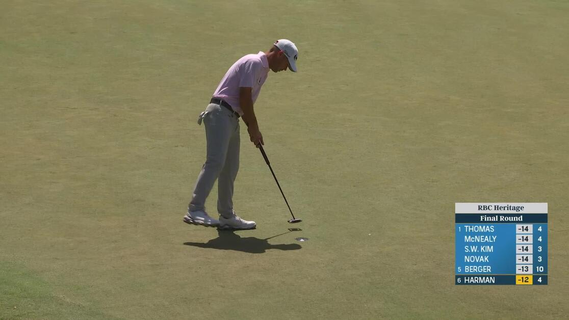 Brian Harman | Round 4 | 5th hole | Shot 5 | 2025 RBC Heritage