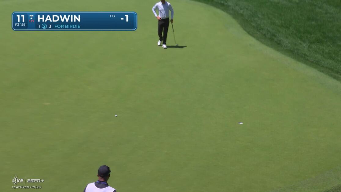 Adam Hadwin | Round 1 | 11th hole | Shot 2 | 2025 Travelers