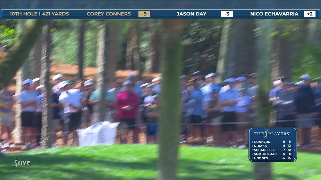 Corey Conners | Round 2 | 10th hole | Shot 2 | 2026 THE PLAYERS
