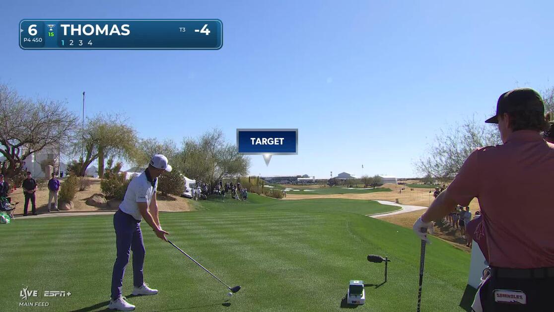 Justin Thomas | Round 1 | 6th hole | Shot 1 | 2025 WM Phoenix Open