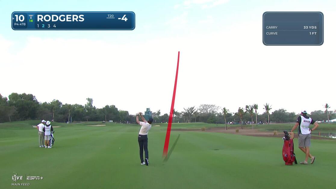 Patrick Rodgers | Round 2 | 10th hole | Shot 2 | 2025 Mexico Open