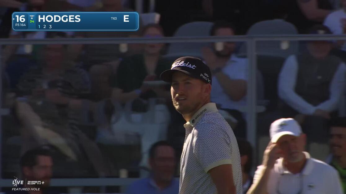 Lee Hodges | Round 1 | 16th hole | Shot 1 | 2025 WM Phoenix Open