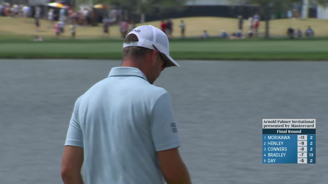 Corey Conners | Round 4 | 3rd hole | Shot 3 | 2025 Arnold Palmer ...