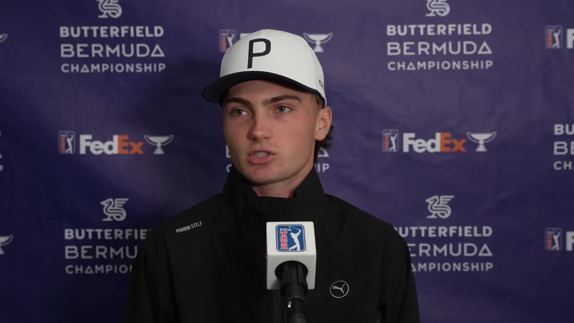 Tyler Watts talks goal-setting at Butterfield Bermuda Championship for ...