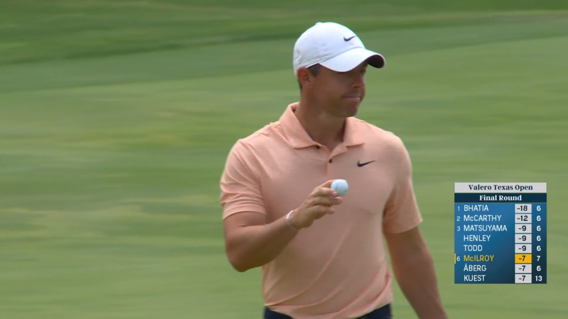 Rory McIlroy's dialed-in approach from 73 yards at Valero