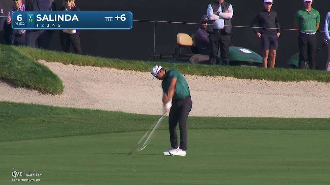 Isaiah Salinda reaches in two and birdies at Arnold Palmer Invitational