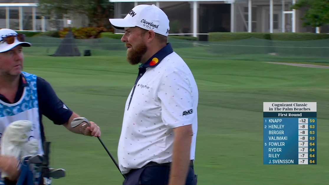 Shane Lowry nearly holes out 106-yard wedge for eagle at Cognizant Classic