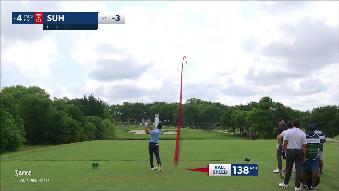 Justin Suh takes nice line to set up birdie at CJ CUP Byron Nelson