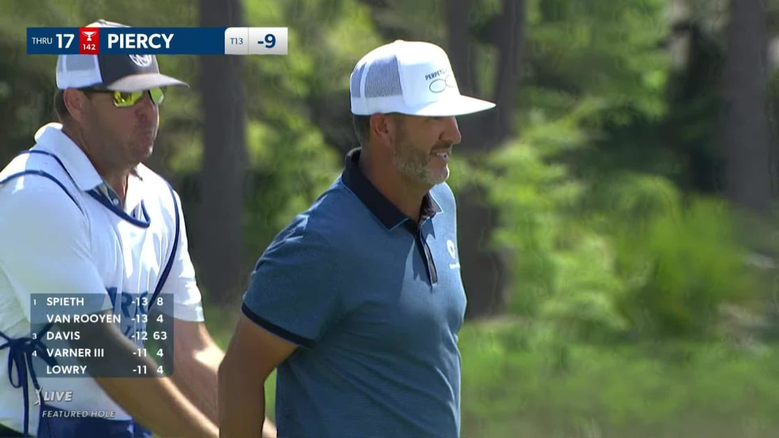 Scott Piercy makes birdie on No. 17 at RBC Heritage