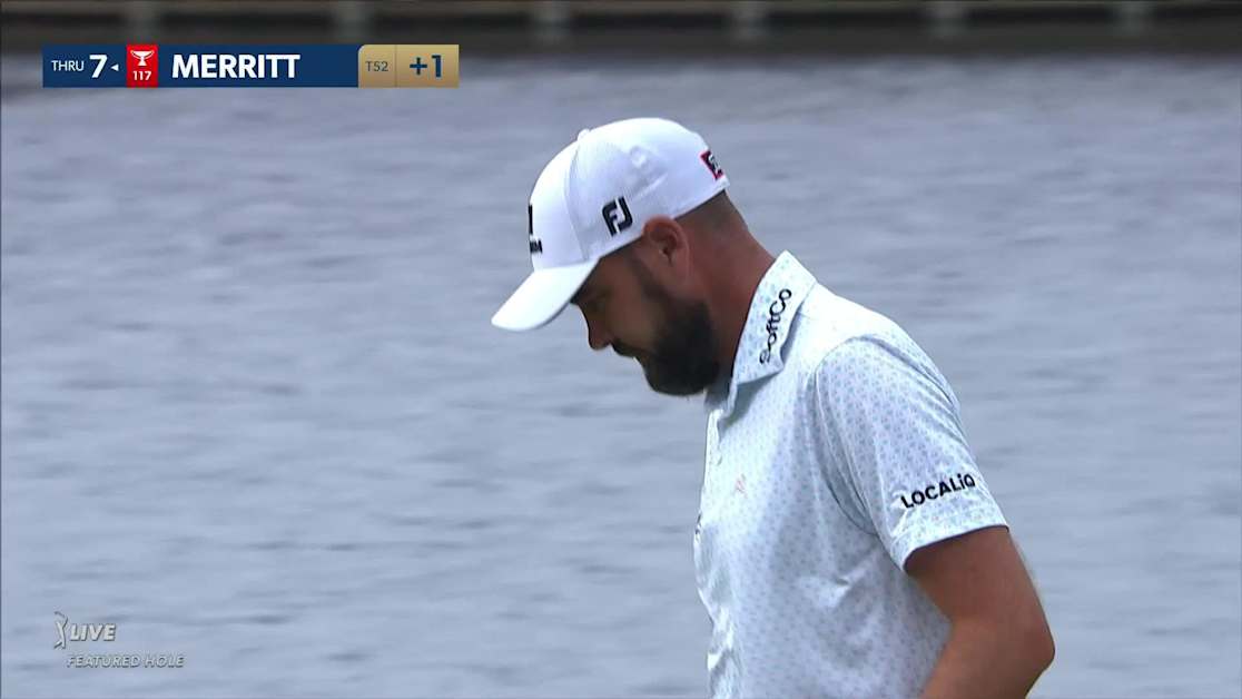 Troy Merritt makes birdie on No. 16 at THE PLAYERS