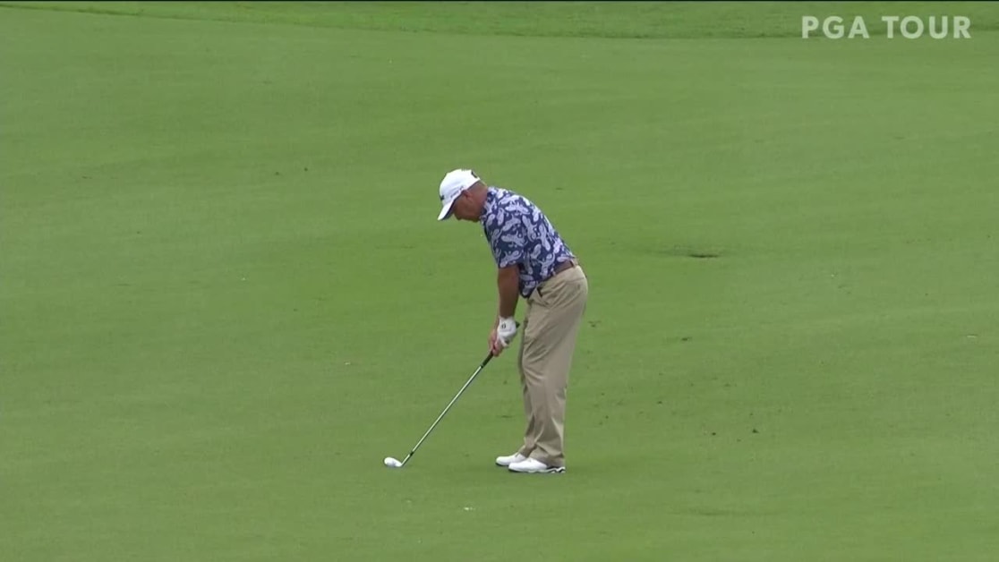 Scott Parel dials in approach to set up birdie at Mitsubishi