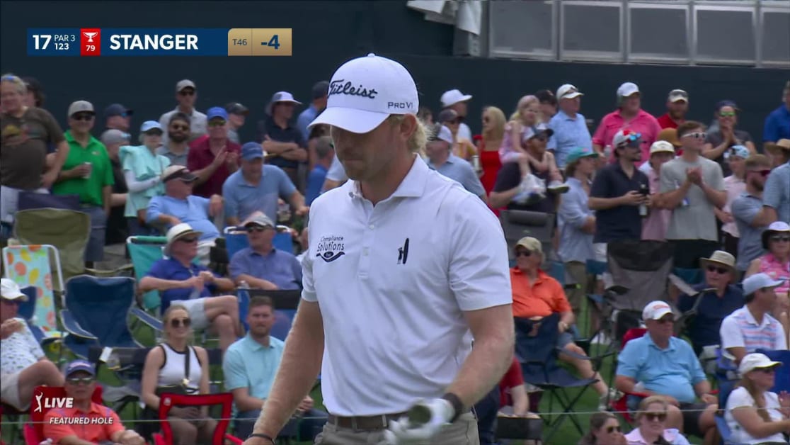Jimmy Stanger sinks birdie putt from off the green at THE PLAYERS