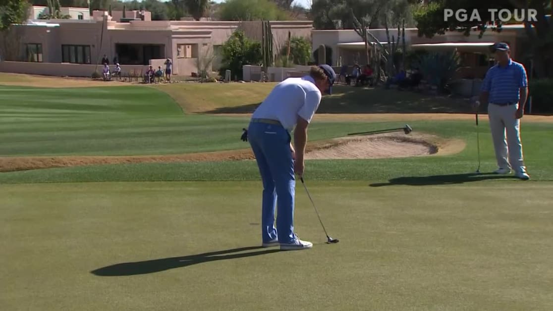 Tim Petrovic taps in for birdie at Cologuard Classic