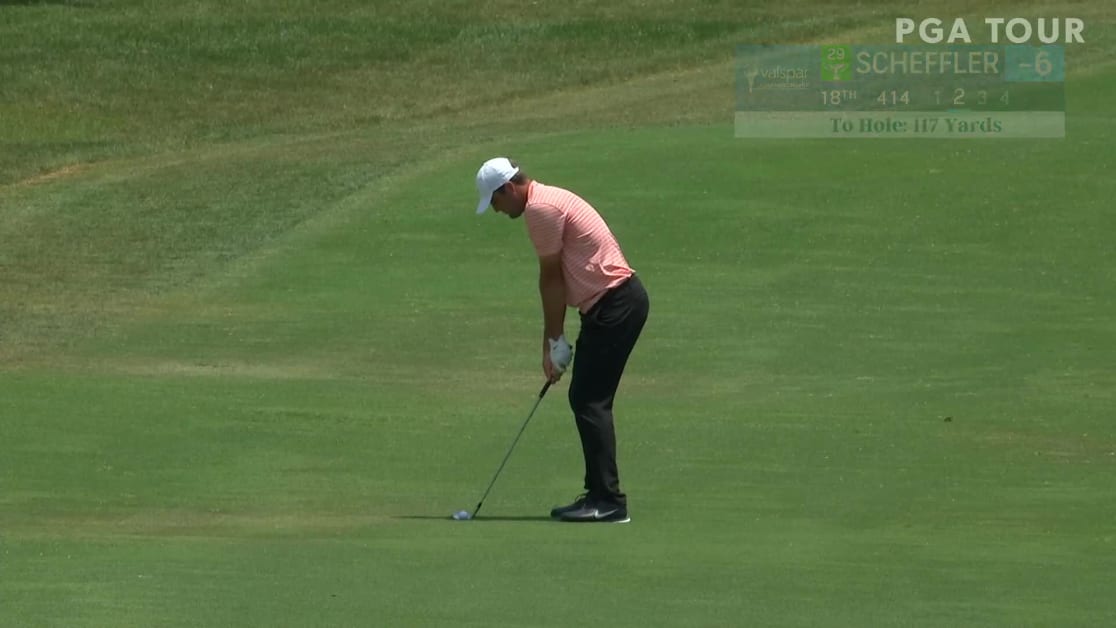 Scottie Scheffler's wedge to 3 feet leads to birdie at Valspar