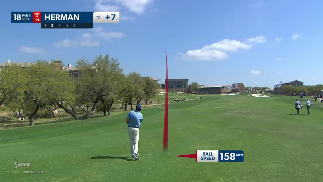 Jim Herman sticks approach and birdies at Valero