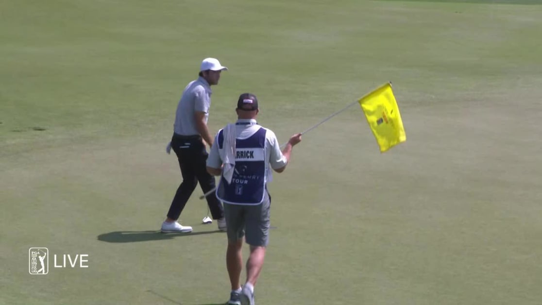 Jonathan Garrick drives green to set up birdie at TPC Colorado