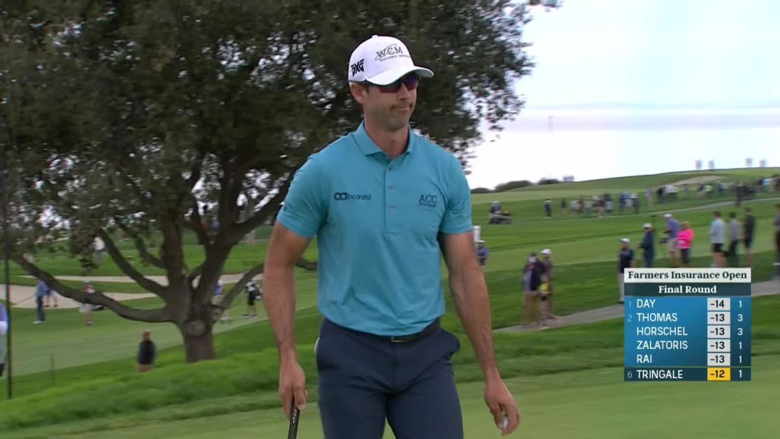 Cameron Tringale dials in approach to set up birdie at Farmers