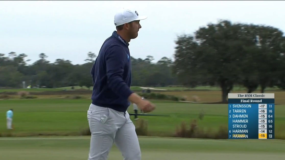 Seamus Power sticks third close to set up birdie at The RSM Classic